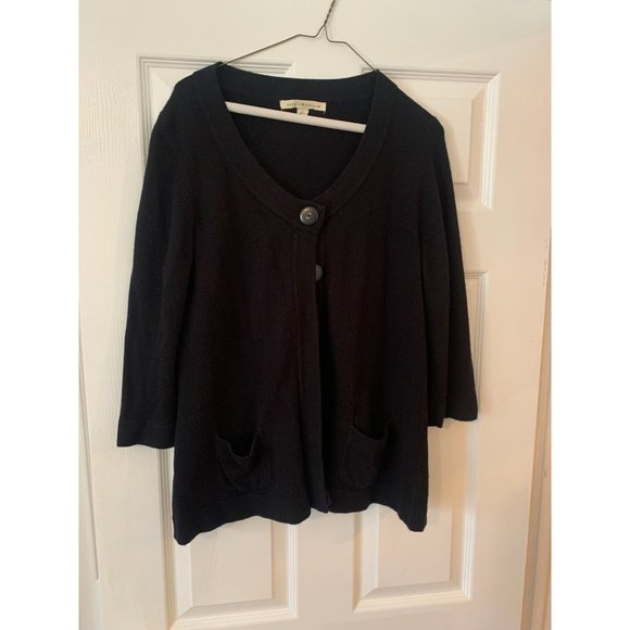 Debbie Morgan | Sweaters | Debbie Morgan Black 34 Sleeve 3 Button ...